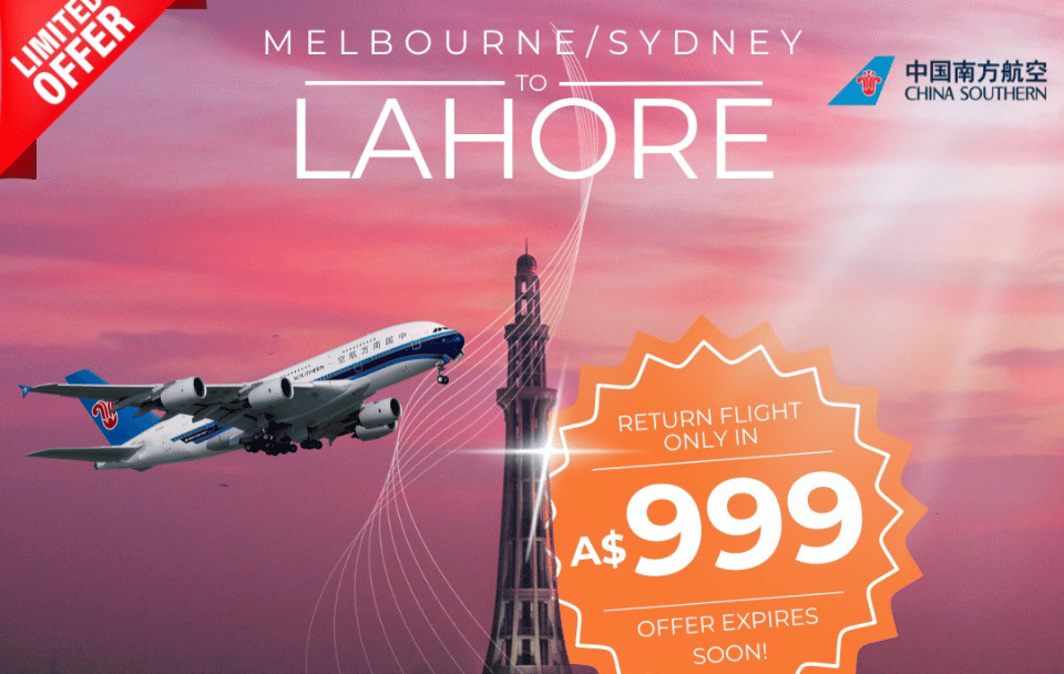 Booking China Southern Airlines Flights to Pakistan - Fly Quick